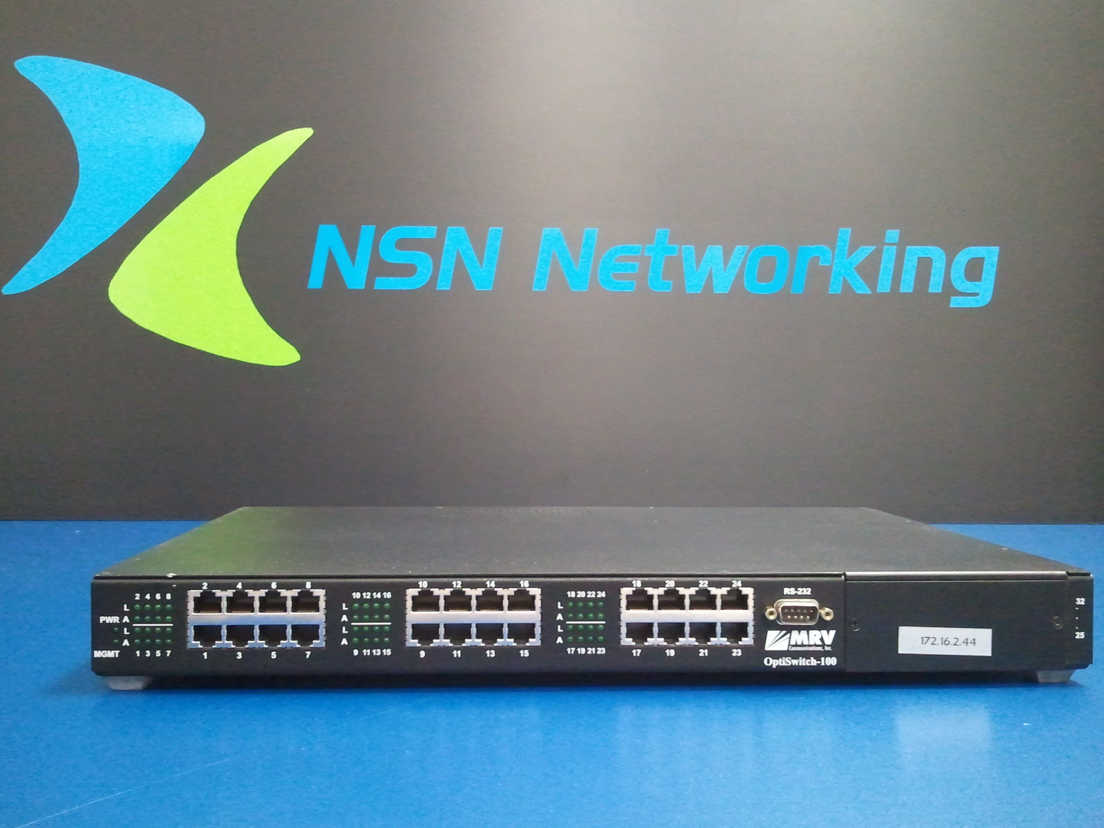 MRV NBASE NH2025-10 24-Port 10/100 Workgroup Optiswitch-100 Switch 10/ ...