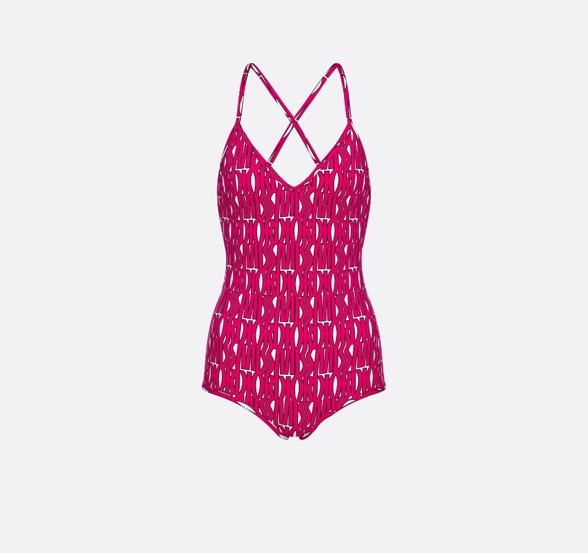 Christian Dior One-Piece Swim suit Pink Oblique Techn… - Gem
