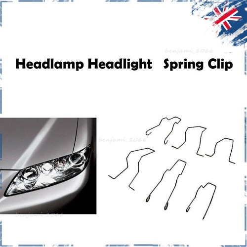 Headlight Bulb Retaining Spring Clip for Headlamp Dip H1 H3 H4 H7 ...