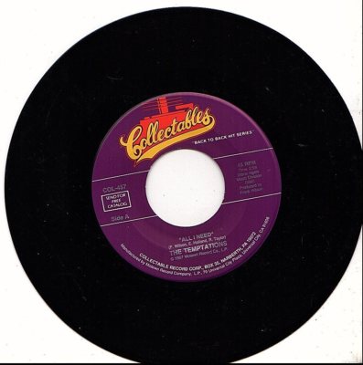 TEMPTATIONS ALL I NEED/YOU'RE MY EVERYTHING 45RPM VINYL | eBay