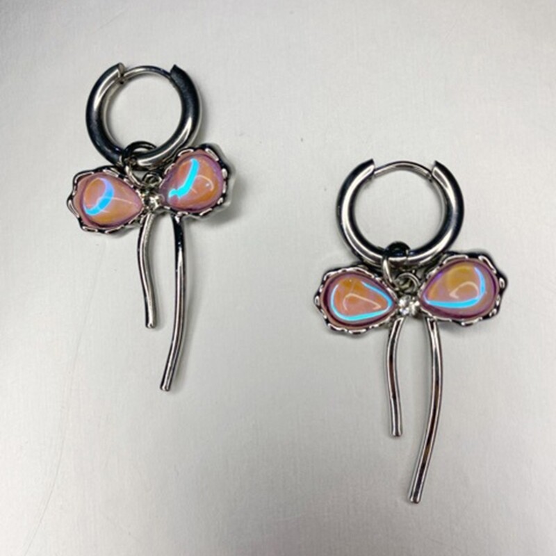 Beautiful Ear Decoration Stylish Bowknot Ear Studs Ornament Ear Rings ...