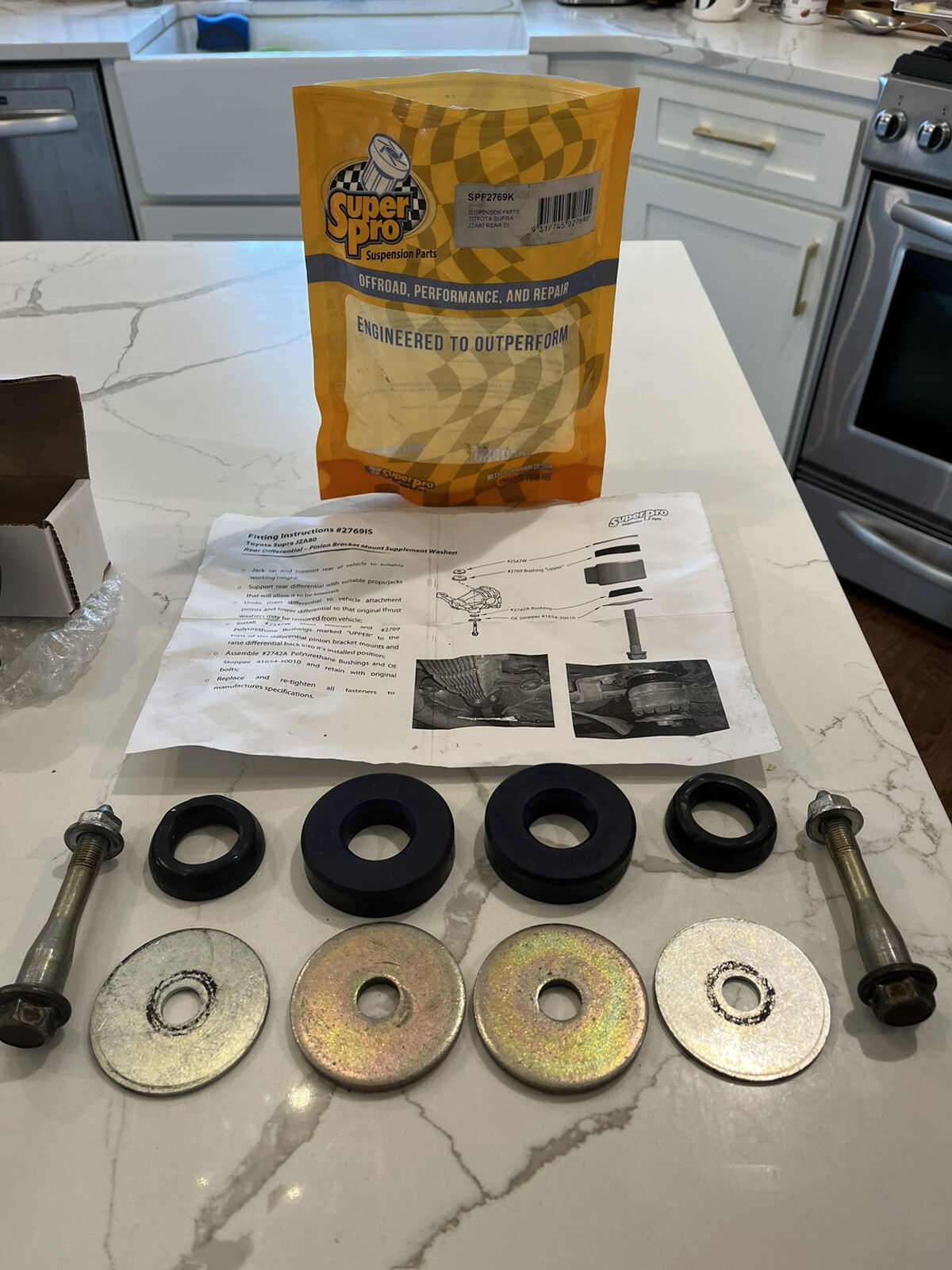 Super Pro SPF2769K Rear Diff Pinion Bushing Kit Lexus GS IS SC TOYOTA ...