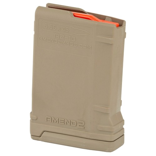 Amend2 Magazine 223 / 556 10 Rounds Flat Dark Earth AM13556MOD2FDE10 ...
