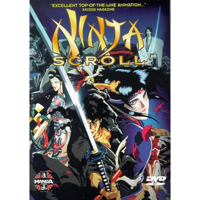 Ninja Scroll (DVD, 1998, Original Japanese Subtitled English) for sale ...