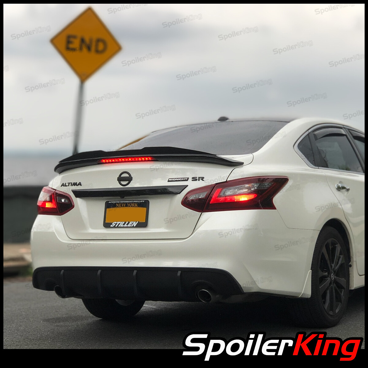 Rear Add-on Gurney Flap Lip Spoiler (Fits: Nissan Altima 2013-18 ...