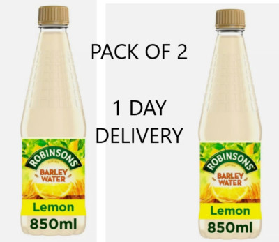 850 ml X 2 Robinsons Lemon Barley Water 850ml | Pack of 2 | eBay UK
