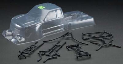 New Axial AX10 SCX10 II SCX10 Trail Honcho Clear Body w/Rear Cage ...