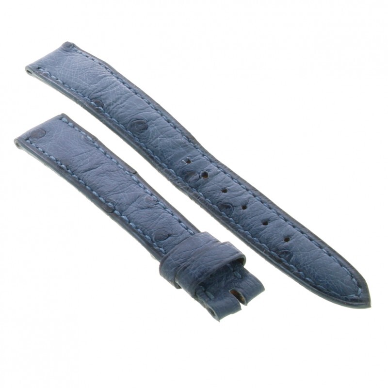 Blancpain Ostrich Blue Matte Strap 15/12 mm B34B Presents minimal signs ...