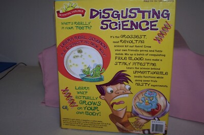 Scientific Explorer Disgusting Science Kit Ages 8+ NEW in Box #A222 17 ...