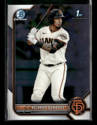2022 Bowman #BCP-60 Ricardo Genoves Chrome Prospects | eBay