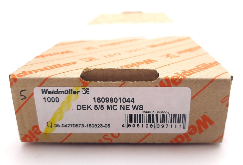 Weidmuller 1609801044 1000 Terminal Markers, Wire Labels & Markers 5 x ...