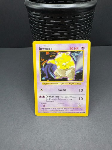 Pokémon Card - Drowzee - 49/102 - LP - Base Set Shadowless | eBay