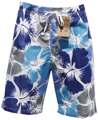 BADE SHORT SHORTS BERMUDA BADEHOSE Badeslip L1233-08 in S M L XL XXL ...