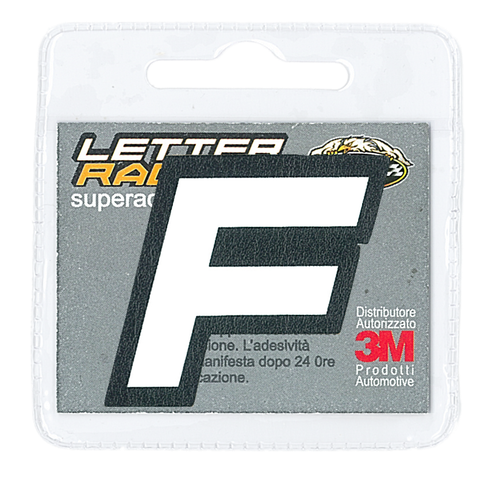 Letters Adhesive 'F' White for Fabric | eBay Australia