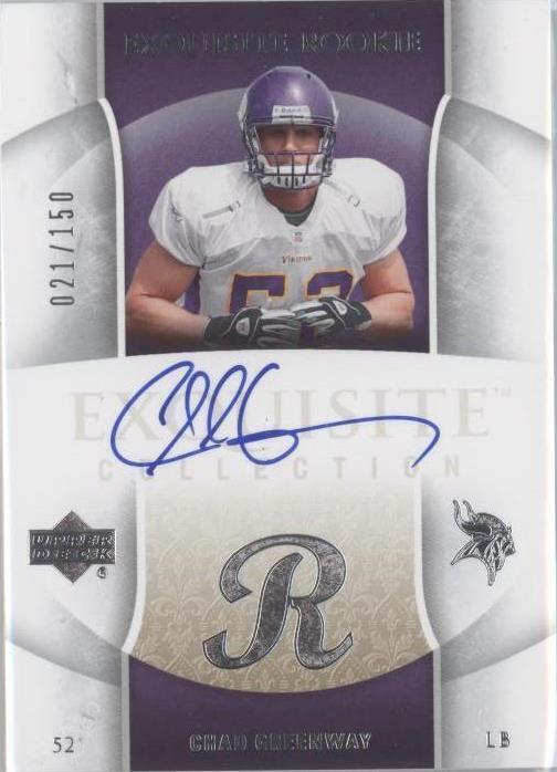 2006 Upper Deck Exquisite Collection - Exquisite Rookie Autograph Chad ...