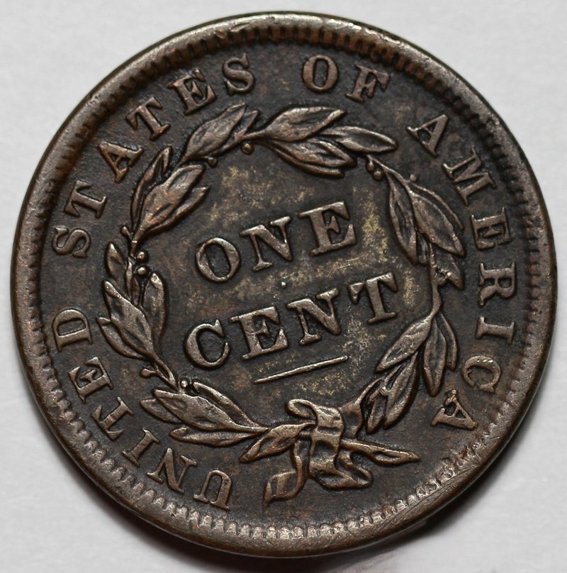 1838 Coronet Head Large Cent - US 1c Copper Coin | eBay