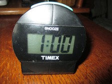 Timex Indiglo Night Light Travel Alarm Clock Battery Operated for sale ...