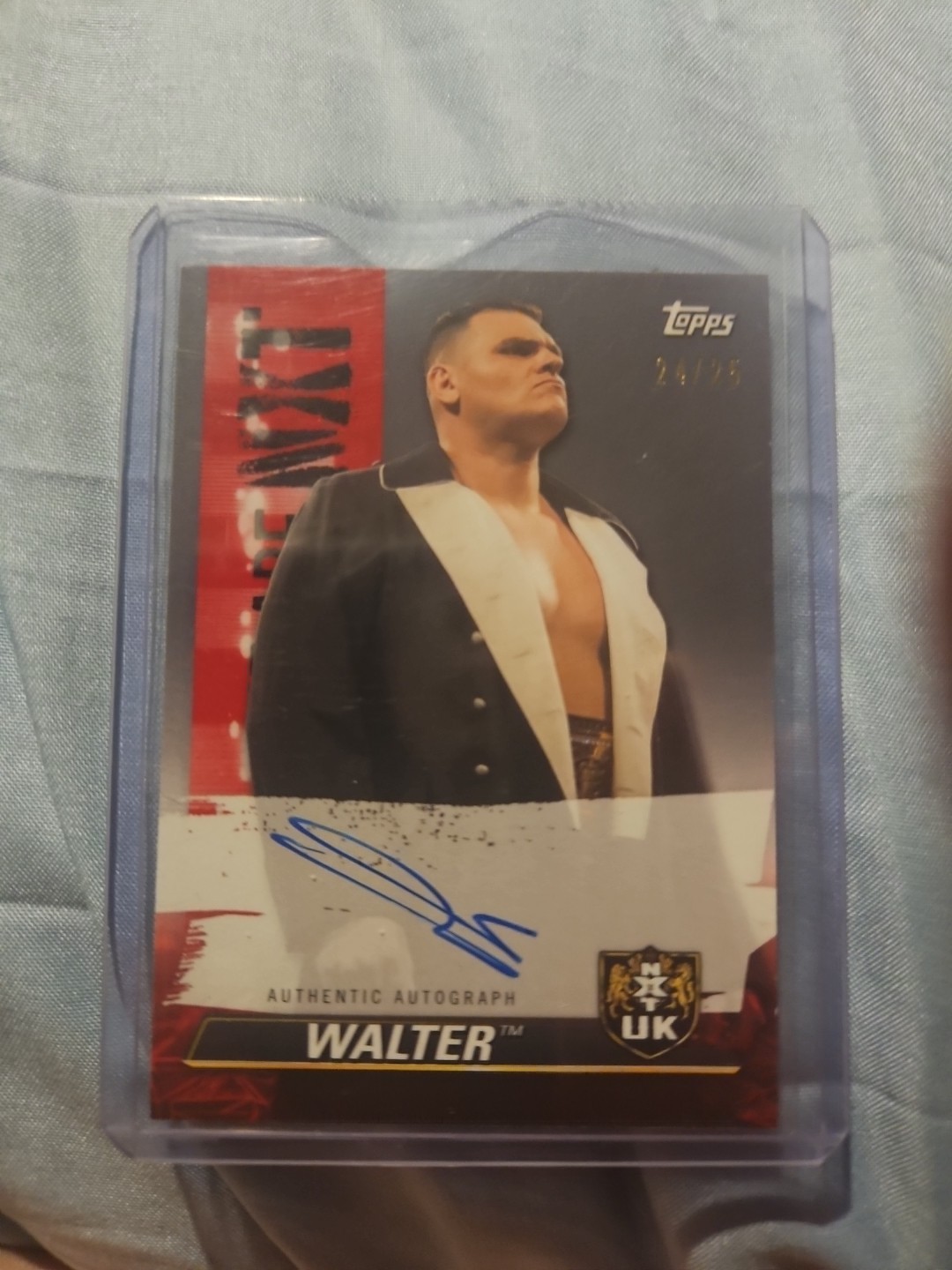 2021 Topps WWE NXT - We Are Nxt Autographs Walter #A-WT Red /25 (AU ...