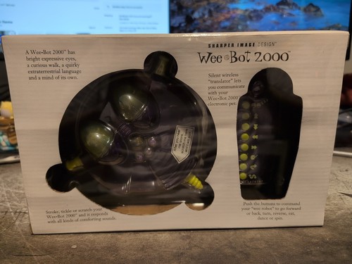 Wee Bot 2000 interactive toy by Sharper Image - New in Box sealed | eBay
