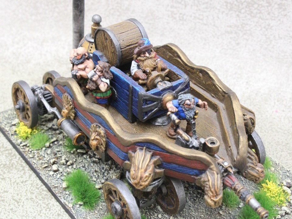 Warhammer DWARF JUGGERNAUT with CREW all metal Superbly Painted Citadel ...