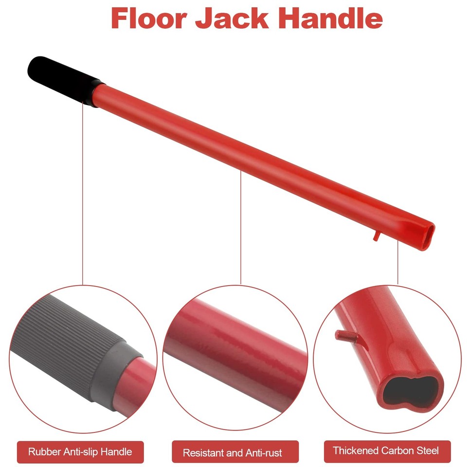 2 Ton Floor Jack Handle Replacement, Horizontal Hydraulic Jack Handle ...
