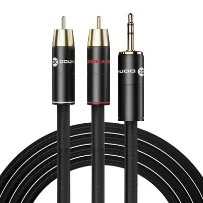 Douk Audio 3.5mm to RCA Cable HIFI RCA Male to AUX Stereo Cable OFC ...