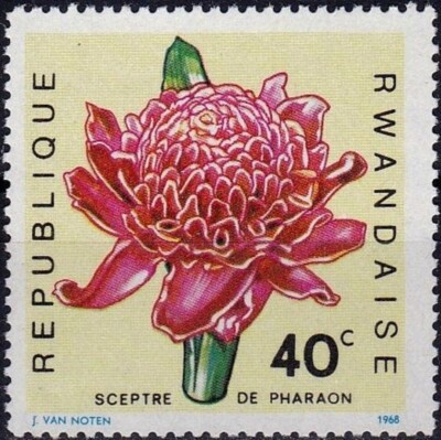 REPUBLIQUE RWANDAISE - 1968 - Flower (Sceptre de pharaon) - MNH Stamp ...