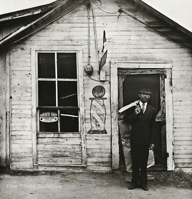 1941/84 Vintage IRVING PENN Black Man Barber Shop Southern USA Photo ...