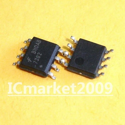 10 PCS FAN7382MX SOP-8 FAN7382 7382 High- and Low-Side Half-Bridge Gate ...