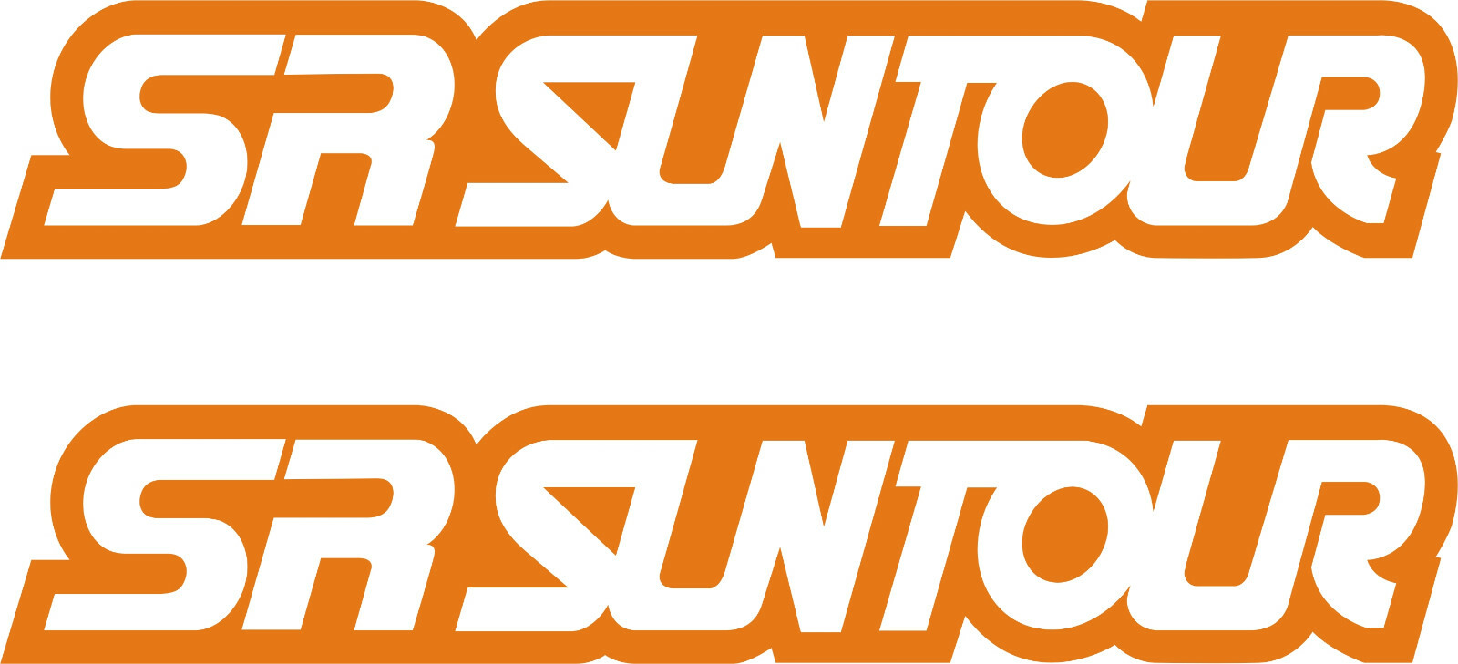 2 x Stickers Vinilo - SR SUNTOUR - Pegatina Vinyl Aufkleber Adesivi ...