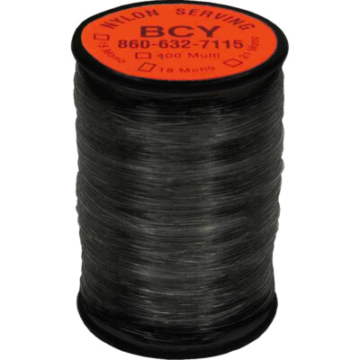 BCY 400 Nylon Serving Black 100 yds. | eBay