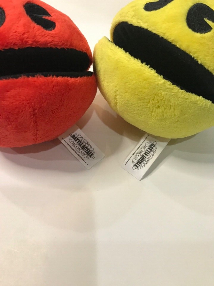 Pac Man Plush with Blue Ms Pac Man Ghost Plush Stuffed Animals | eBay