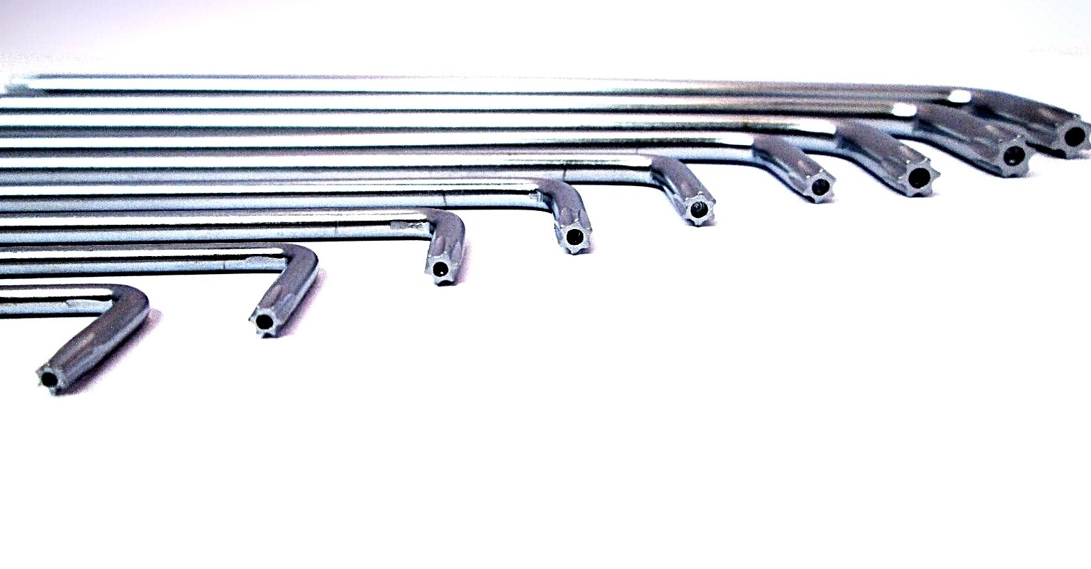 Extra Long Torx Key Set 9pc Tamperproof T10 to T50 Allen Keys Bergen ...