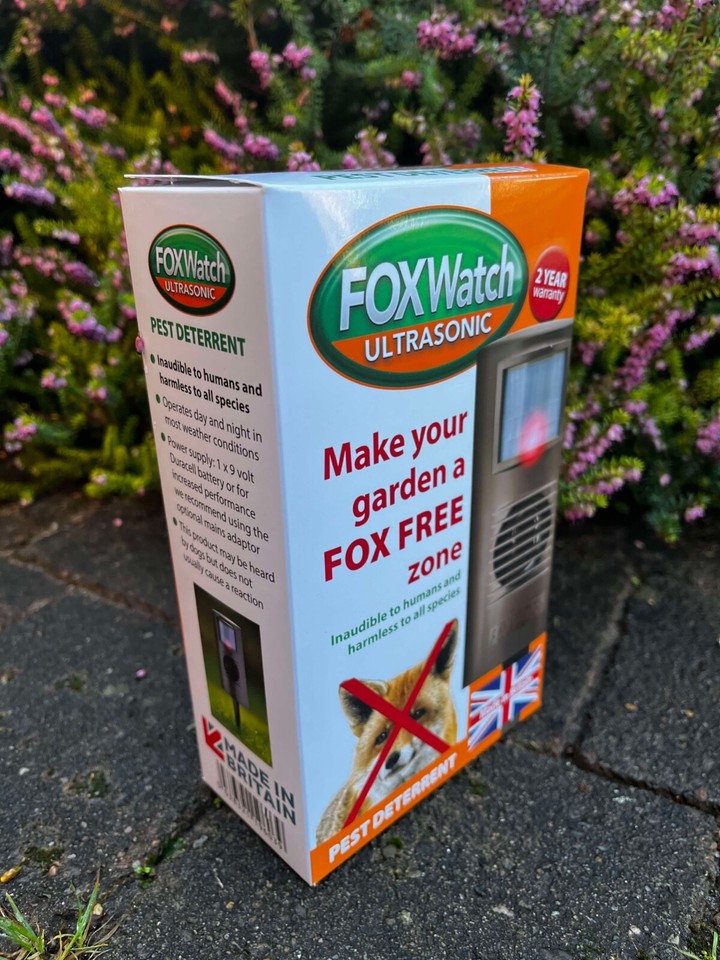 FOX WATCH DETERRENT REPELLER REPELLENT FOXWATCH SCARER ULTRA SONIC PEST ...