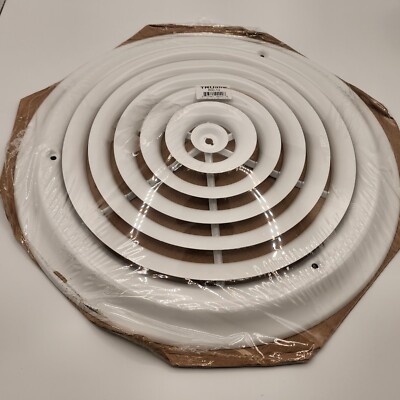 TruAire 12 in. Round Air Diffuser White | eBay