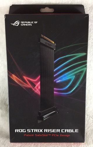 ASUS ROG Strix Riser Cable PCI-E 3.0 x16 (90DC0080-B09000) High Speed ...