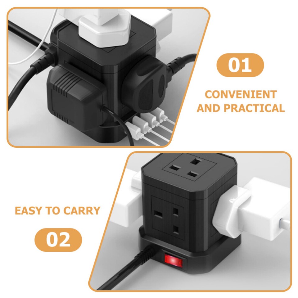 Household Power Outlet Charging Outlet USB Ports Electric Outlet ...