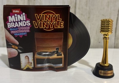 Zuru Mini Brands Vinyl GOLDEN AWARD MICROPHONE TROPHY - Rare | eBay