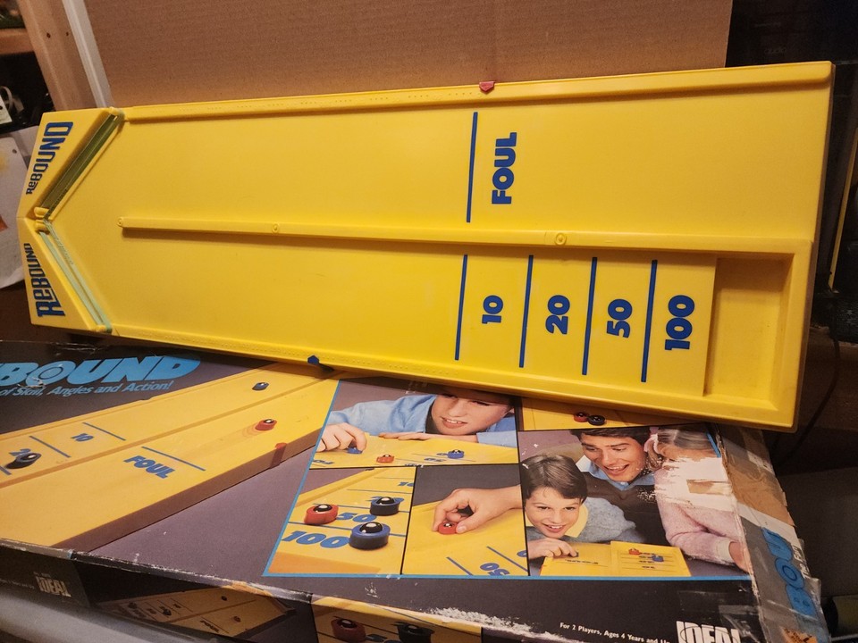 VINTAGE IDEAL 85076 REBOUND TABLETOP FAMILY GAME 2-PLAYERS | eBay