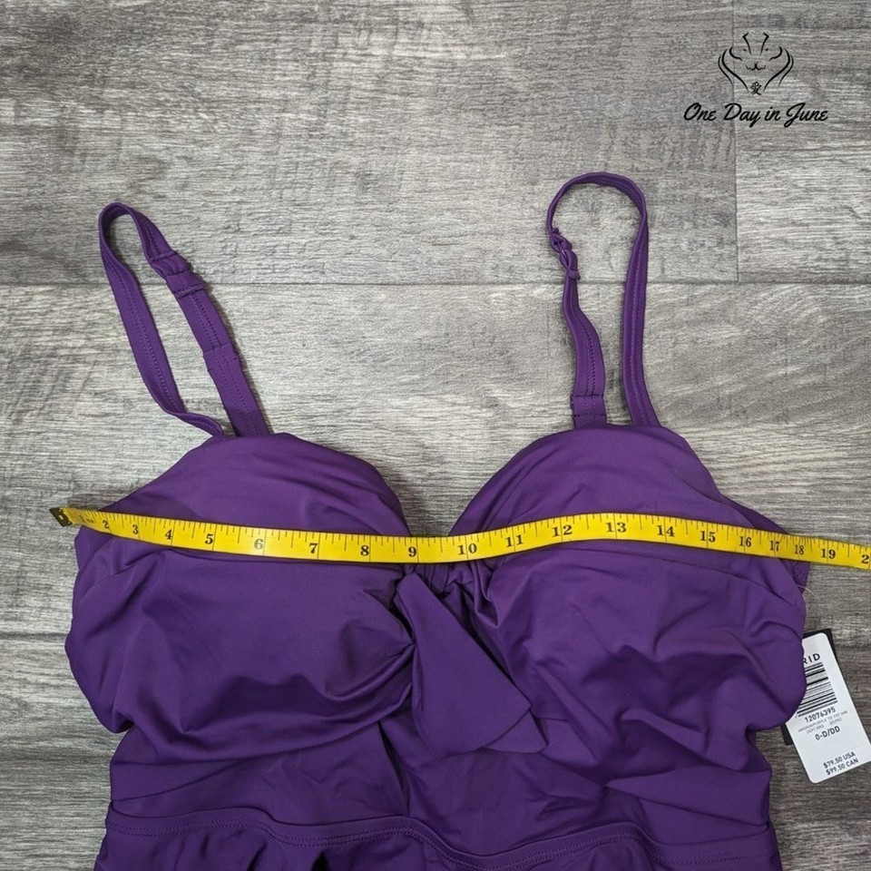 Torrid Mid Coverage Tankini Top Size Torrid 0-D/DD (12) | eBay UK