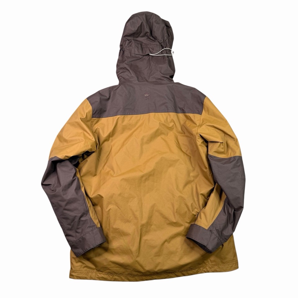Mountain Hardwear Raincoat Dry Q Recco Full Zip Hood Brown Full Zip ...