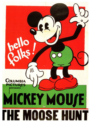 Vintage Postcard Mickey Mouse The Moose Hunt Cartoon Poster Repro 6x4 ...