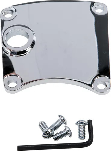 HD Chrome Primary Inspection Cover w Mid Controls Harley Super Glide 86 ...