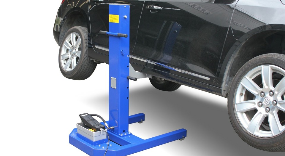 SINGLE POST LIFT, MOBILE SIDE CAR LIFT, CAR RAMP, HYDRAULIC VEHICLE ...