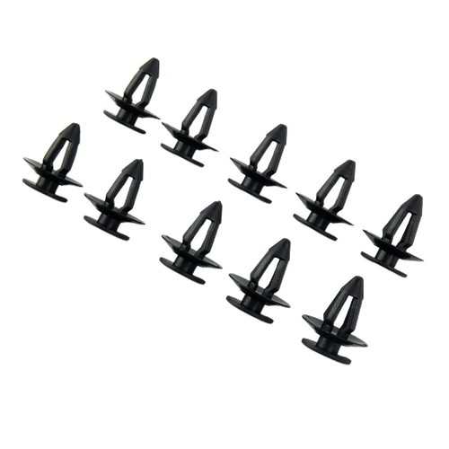 10 Attache Clips 10x Panneau Porte Attache Tout Neuf Plastique Noir | eBay