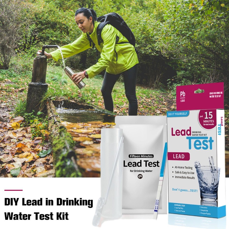 Lead Water Test Kit DIY Lead in Drinking Water Test Kit with Lead Strip ...