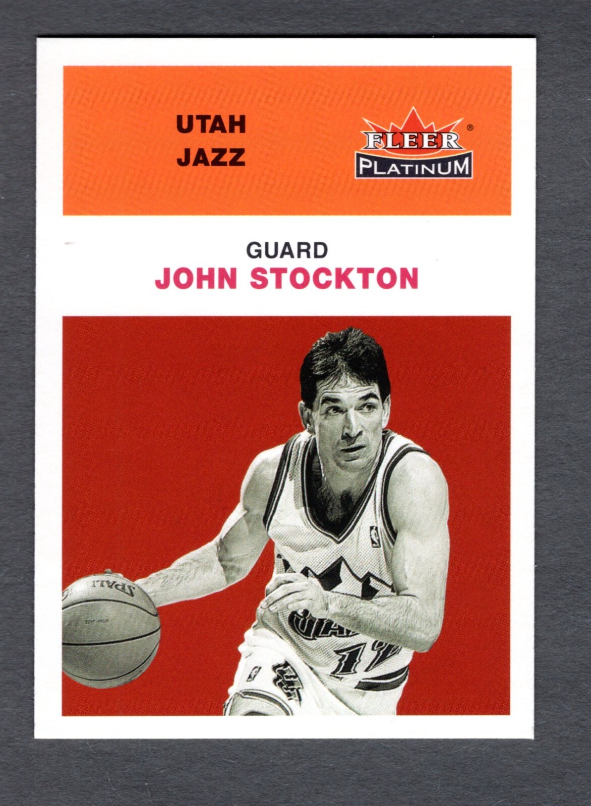 2001-02 FLEER PLATINUM JOHN STOCKTON CARD #39 **NM-MT** UTAH JAZZ | eBay
