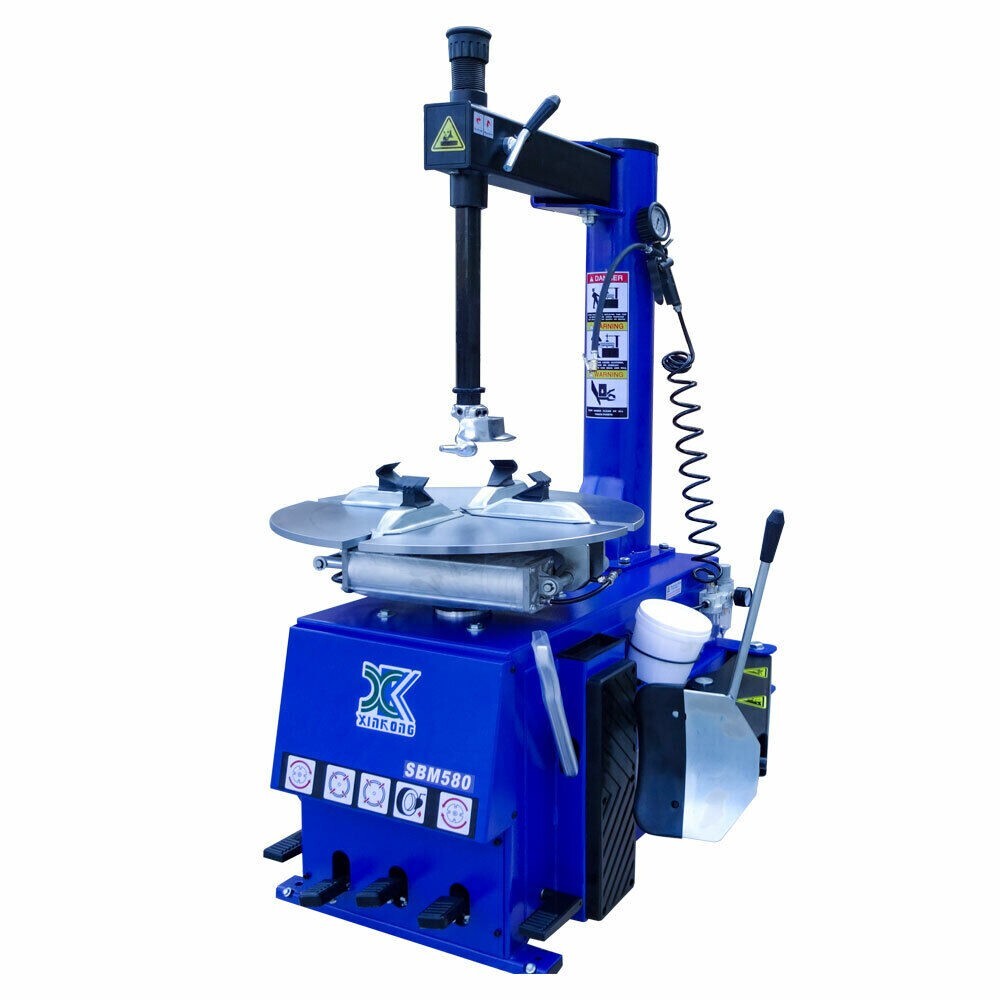 1.5HP Single Tire Changer Wheel Changer Machine 580 with Double Foot ...