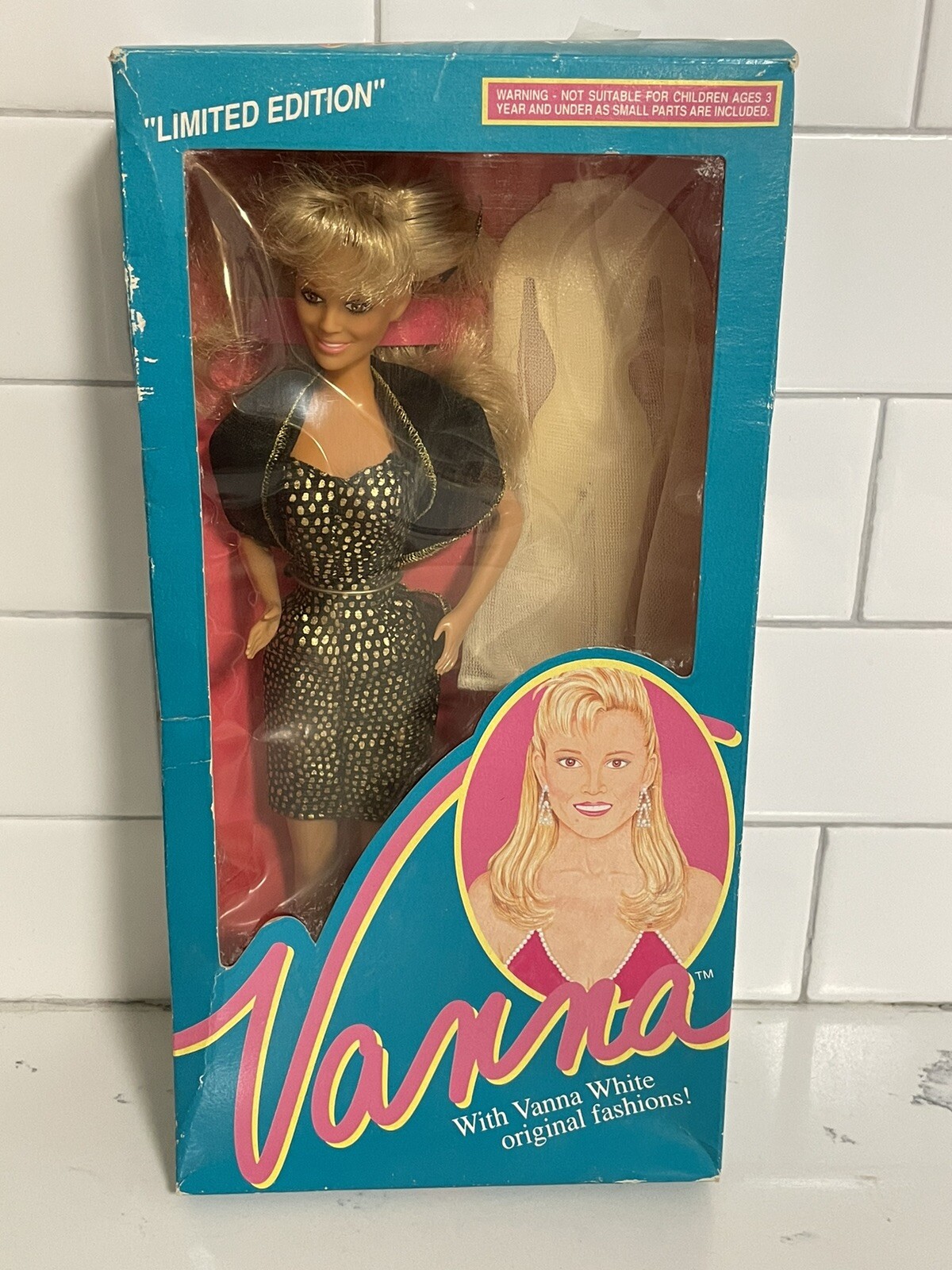 Vintage 1990-Vanna White Doll-1990s Wheel of Fortune Barbie Toy ...