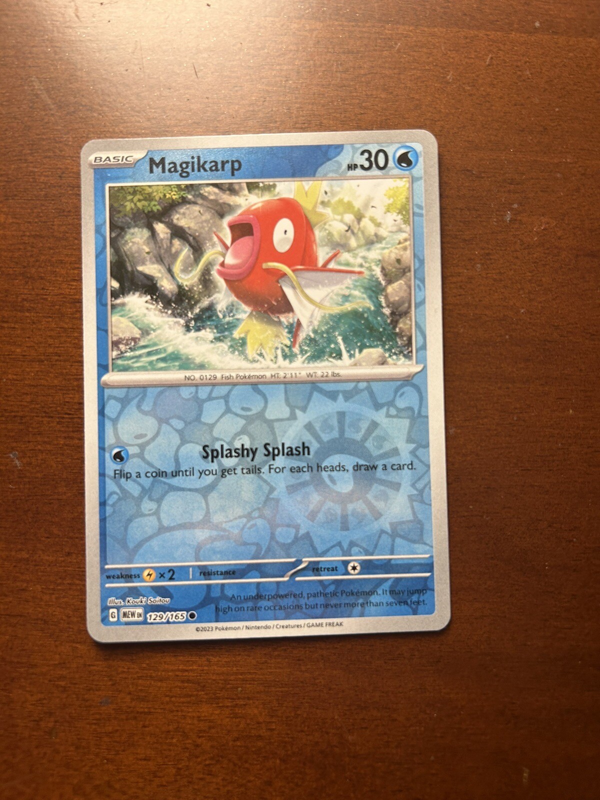 POKEMON - 151 - Magikarp - 129/165 - REVERSE HOLO - english | eBay
